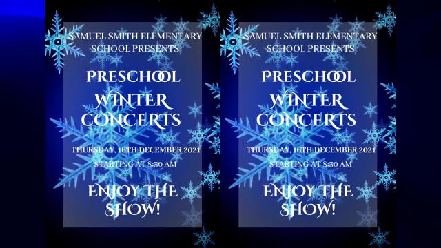 For Preschool Winter Concert